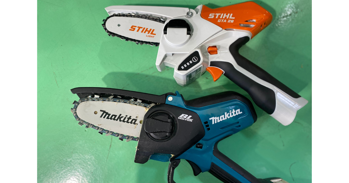 マキタ ハンディチェーンソー18Vの使用レビュー！口コミや評判も | kusakaroo｜くさかるー